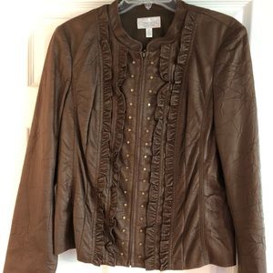 Conrad C Collection | Jackets & Coats | Conrad C Faux Leather Jacket In ...
